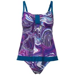 Ulla Popken Tankini Damen Gr&ouml;&szlig;e 5XL violettblau / mischfarben