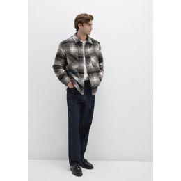 Mavi Herren Blouson "CHECK SHIRT JACKET"seal braun check, Gr. XXL, kariert, 42% Acryl, 35% Polyester, 13% Baumwolle, 10% Viskose, Jacken, Karierte