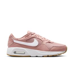 Nike Sportswear Damen Sneaker "WMNS NIKE AIR MAX SC", Gr. 36,5particle pink, wei&szlig;, gum light braun, Leder, Textil, Schuhe