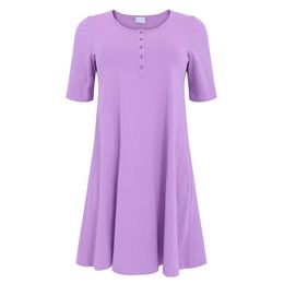 Yoek Kleid Damen Gr&ouml;&szlig;e 56/58 lila Winterkleid