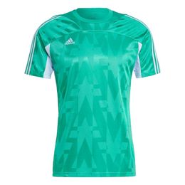 adidas Sportswear Trikot Herren Gr&ouml;&szlig;e L jade / wei&szlig;
