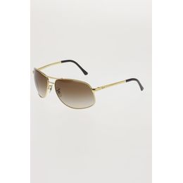 Ray-Ban Sonnenbrille Damen Gr&ouml;&szlig;e One Size Second Hand gelb