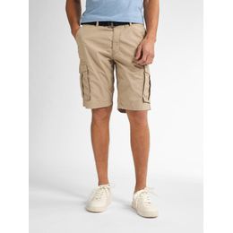 Herren Cargoshortslight tan, Gr. XXXL, PETROL INDUSTRIES, unifarben, Web, Obermaterial: 100% Baumwolle, Hosen, Sommerhose mit Cargo Taschen