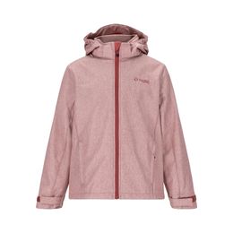 ZIGZAG Sportjacke 'MANONE' M&auml;dchen Gr&ouml;&szlig;e 152 hellrot / silber