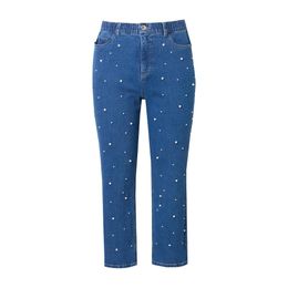 Studio Untold Jeans Damen Gr&ouml;&szlig;e 45/46 blue denim / perlwei&szlig;