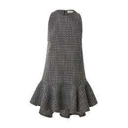 EDITED Kleid 'Zainab' Damen Gr&ouml;&szlig;e 42 mischfarben / schwarz / wei&szlig; Winterkleid
