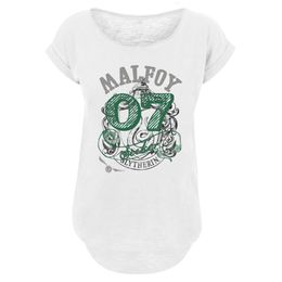 F4NT4STIC Shirt 'Harry Potter Draco Malfoy Seeker' female White size L
