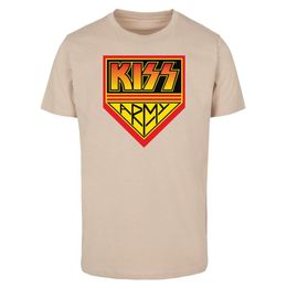 F4NT4STIC T-Shirt 'Kiss Army Logo' Herren Gr&ouml;&szlig;e XXL sand / gelb / rot / schwarz