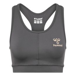Hummel Sport-BH 'SPRINT' Damen Gr&ouml;&szlig;e XL graphit / apricot