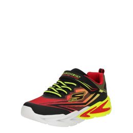 Skechers Sneaker 'FLEX-GLOW ULTRA' Jungen Gr&ouml;&szlig;e 28 gelb / hellorange / rot / schwarz