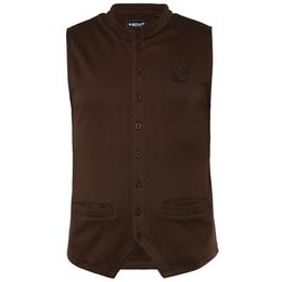 Men Plus Traditional Vest male Brown size XXL