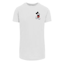 F4NT4STIC Shirt 'Disney Mickey Mouse Kickin Retro' male White size L