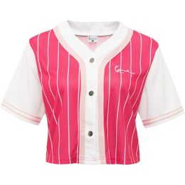 Karl Kani Shirt Damen Gr&ouml;&szlig;e XXS pink / rosa / wei&szlig;