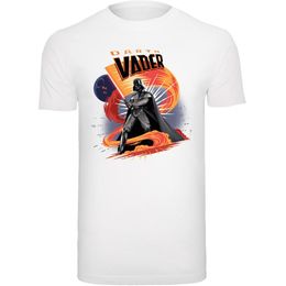 F4NT4STIC T-Shirt 'Star Wars Darth Vader Swirling Fury' Herren Gr&ouml;&szlig;e XL orange / rot / schwarz / wei&szlig;