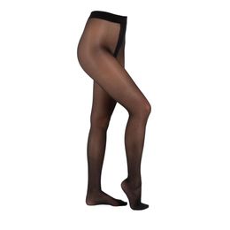Camano Damen Feinstrumpfhose "Strumpfhose 1er Pack", Gr. L, schwarz, 88% Polyamid, 12% Elasthan, Strumpfhosen