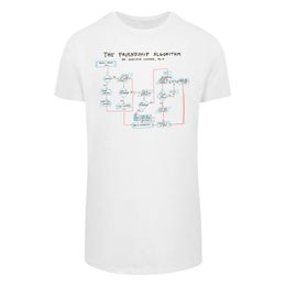 F4NT4STIC Shirt 'Big Bang Theory TV Serie Theory Friendship Algorithm' Herren Gr&ouml;&szlig;e M aqua / knallrot / schwarz / wei&szlig;
