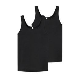 Schiesser Undershirt ' Tr&auml;gertop - Unique Micro ' female Black size 38