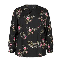 ZIZZI Blusen 'Wes' Damen Gr&ouml;&szlig;e L gr&uuml;n / rosa / schwarz / wei&szlig;