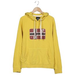 Napapijri Kapuzenpullover Herren Gr&ouml;&szlig;e M Second Hand gelb