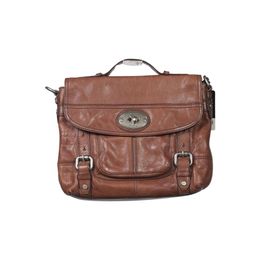 Fossil Handtasche gross Leder Damen Gr&ouml;&szlig;e One Size Second Hand braun