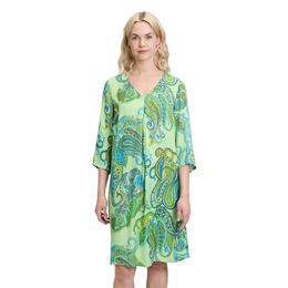 Betty Barclay Kleid Damen Gr&ouml;&szlig;e 40 aqua / gelb / gr&uuml;n