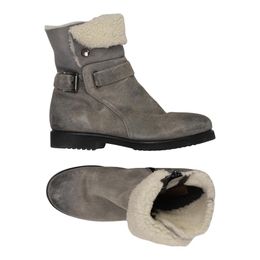 AGL ATTILIO GIUSTI LEOMBRUNI Stiefel Damen Gr&ouml;&szlig;e 36.5 Second Hand grau