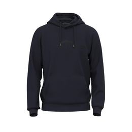 Fynch-Hatton Herren Sweatshirt, blau, Gr. S, bestickt, Sweatware, Obermaterial: 100% Baumwolle, Sweatshirts, mit Logo Stickerei