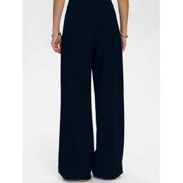 N&uuml;mph N&Uuml;MPH Damen Chinos "N&uuml;mph Hosen NUBUSSY"schwarz sapphire, Gr. 34, Obermaterial: 63% Polyester, 33% Viskose, 4% Elasthan, Hosen