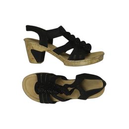 Rieker Sandalen Damen Gr&ouml;&szlig;e 38 Second Hand schwarz