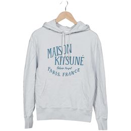 Maison Kitsun&eacute; Maison Kitsun&eacute; Kapuzenpullover Herren Gr&ouml;&szlig;e S Second Hand hellblau