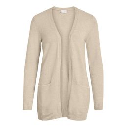 Vila Strickjacke 'VIRil' Damen Gr&ouml;&szlig;e XXXL hellbeige