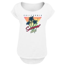 F4NT4STIC Shirt 'California Palmen Retro' female White size XXXL