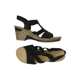 Rieker Sandalen Damen Gr&ouml;&szlig;e 40 Second Hand schwarz