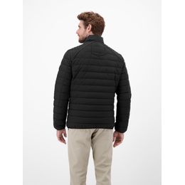 Lerros Herren Blousonschwarz, Gr. L, unifarben, Web, Obermaterial: 100% Polyester, Jacken, Light Weight mit Rei&szlig;verschluss und Stehkragen