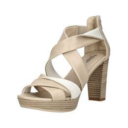 Nero Giardini Damen High-Heel-Pumps "Nero Giardini Pumps Leder", Gr. 40, beige, Leder, Schuhe