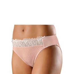 Damen Slip, NUANCE BY LASCANA, Gr. 56, beige, Spitze, Obermaterial: 80% Polyamid, 10% Elasthan, 10% Viskose, Unterhosen, in bequemer Basic-Schnittform