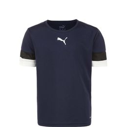 Puma Funktionsshirt 'TeamRise' Jungen Gr&ouml;&szlig;e 176 dunkelblau / schwarz / wei&szlig;