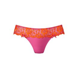Lascana Damen String "Wanda Dessous", Gr. 44, pink, Microtouch, Obermaterial: 80% Polyamid, 12% Polyester, 8% Elasthan, Unterhosen, mit Stickerei