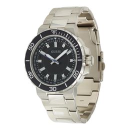 Guess Uhr Herren Gr&ouml;&szlig;e One Size schwarz / silber