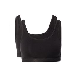 Schiesser Bustier '95/5 Organic Cotton' Damen Gr&ouml;&szlig;e 80 schwarz