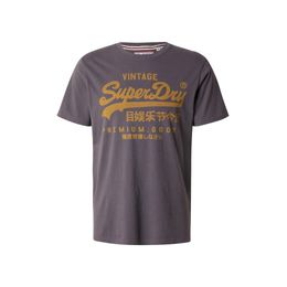 Superdry & Co T-Shirt Herren Gr&ouml;&szlig;e M senf / dunkelgrau