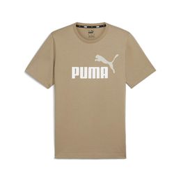 Puma Performance Shirt 'Ess+' male Beige size XXXL