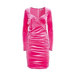 Influencer Kleid Damen Gr&ouml;&szlig;e 36 pink Winterkleid