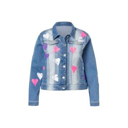 Angel of Style Jacke Damen Gr&ouml;&szlig;e 5XL blue denim / lila / pink / wei&szlig;