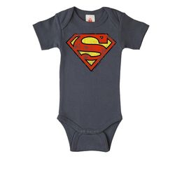 logoshirt Baby-Body 'DC Superman-Logo" Jungen Gr&ouml;&szlig;e 86 dunkelblau / gelb / rot