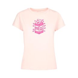 F4NT4STIC T-Shirt 'Internationaler Frauentag: Girl-Power-Design' Damen Gr&ouml;&szlig;e M pink / pastellpink