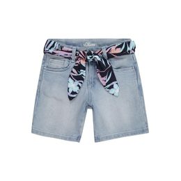 s.Oliver Shorts M&auml;dchen Gr&ouml;&szlig;e 104 blue denim / mischfarben