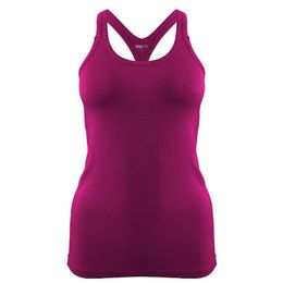 YOGISTAR.COM Sporttop 'ala' Damen Gr&ouml;&szlig;e XS dunkelpink