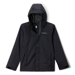 Columbia Jungen Regenjacke "Watertight II Jacket", schwarz, Gr. XS, Softshell, Obermaterial: 100% Nylon, Jacken, f&uuml;r Kinder