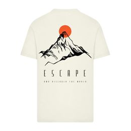 F4NT4STIC Shirt 'Escape Discover the World Mountain' male White size 4XL